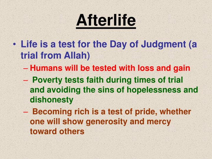 PPT - Islam and the Afterlife PowerPoint Presentation - ID:1717450