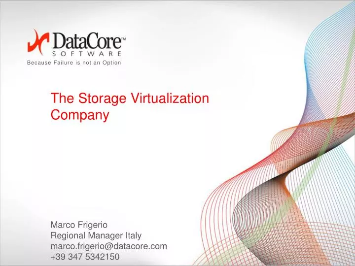 PPT - The Storage Virtualization Company PowerPoint Presentation, free ...