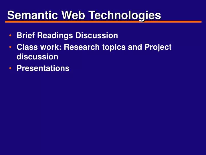 PPT - Semantic Web Technologies PowerPoint Presentation, free download - ID:1718607