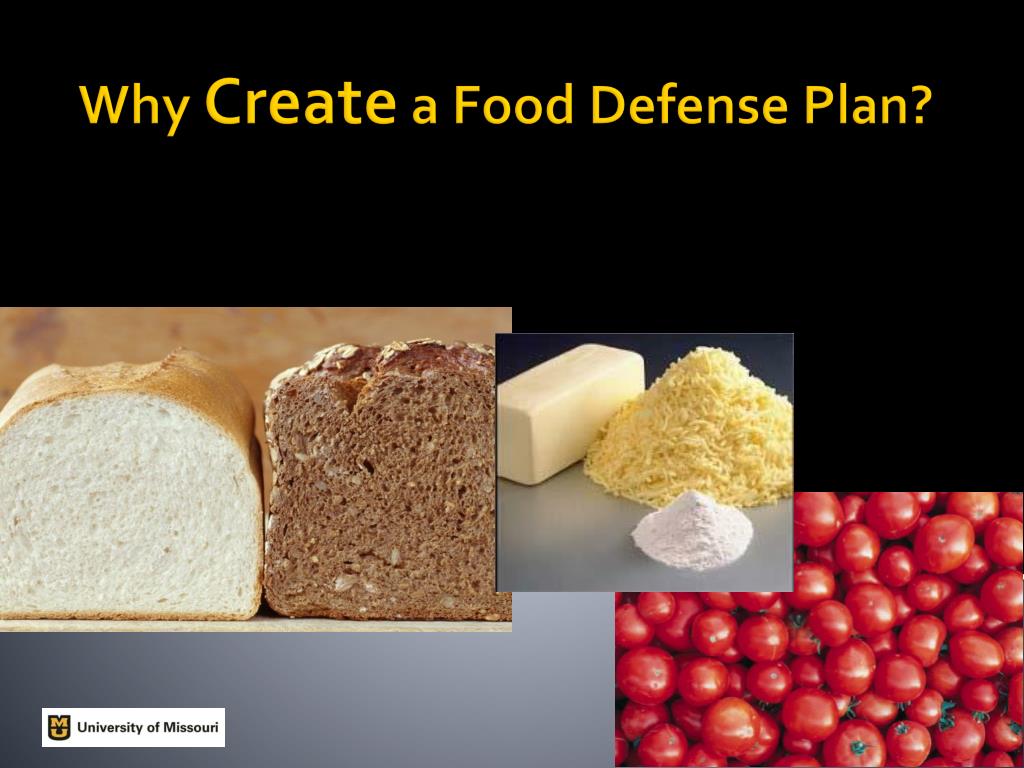 PPT - Food Defense: Protecting the Food Supply From Intentional Harm ...
