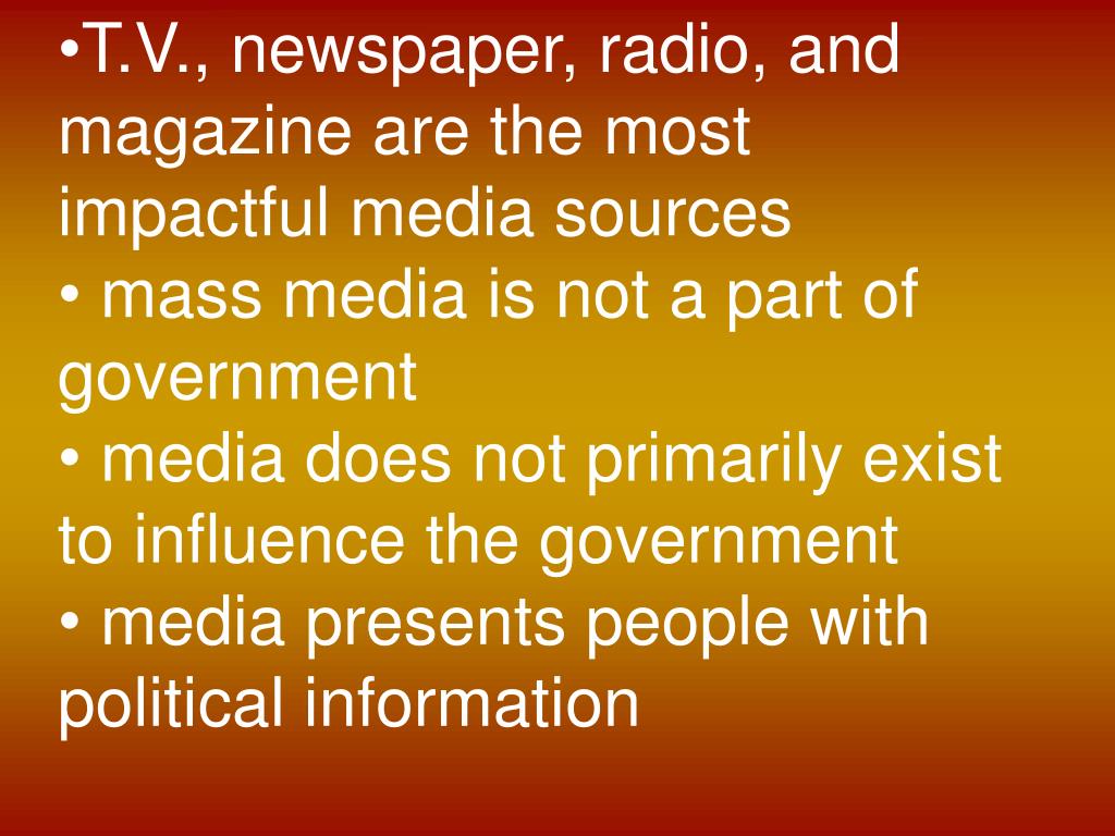 PPT - Unit 3 -26I. Analyze the influence of media coverage, campaign ...