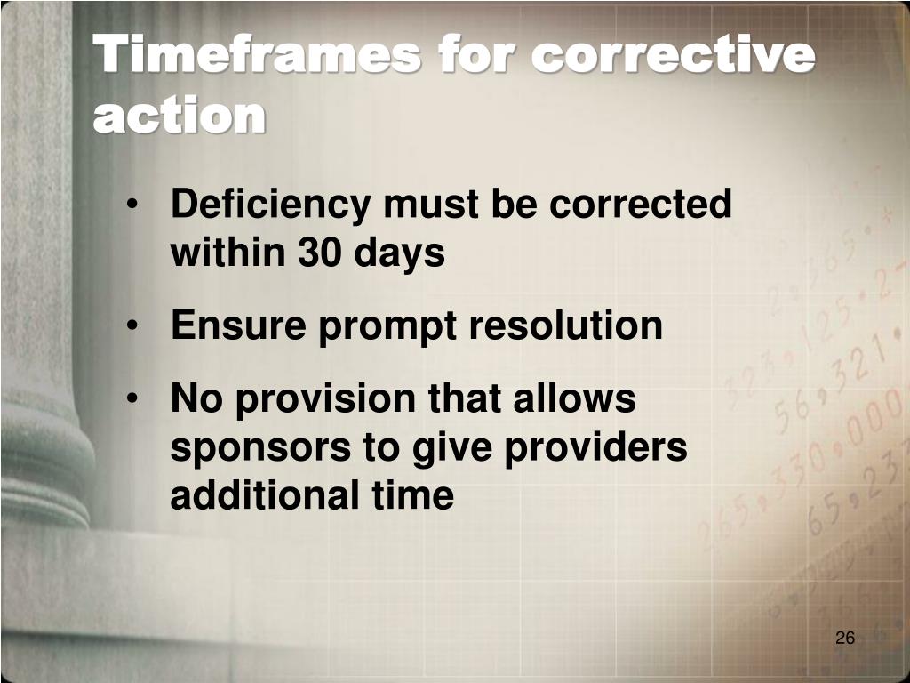 PPT - Child & Adult Care Food Program Serious Deficiency Process ...