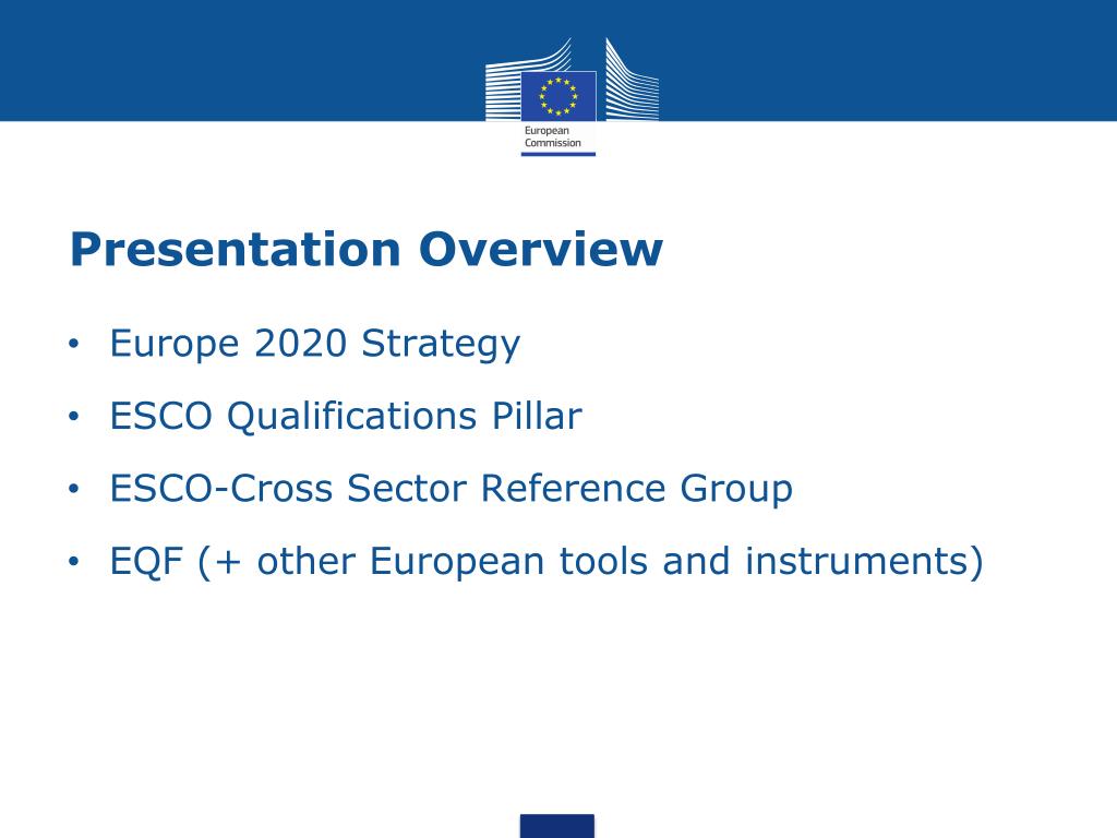 PPT - ESCO and the envisaged role of the European Taxonomy of ...