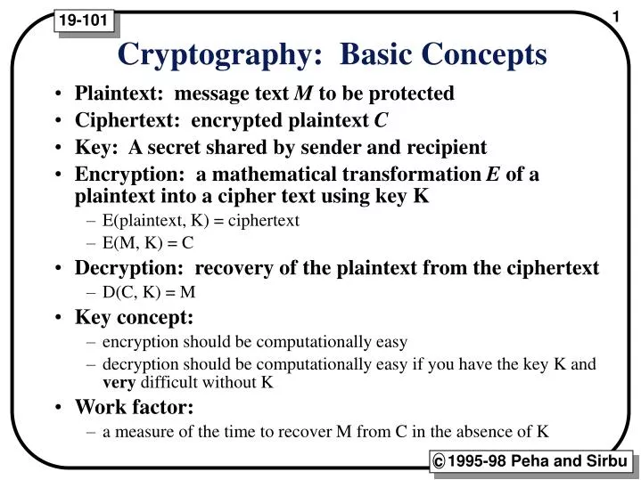 PPT - Cryptography: Basic Concepts PowerPoint Presentation, free download - ID:1719987
