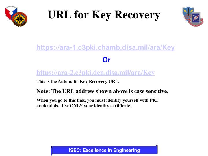 PPT - DoD PKI Automatic Key Recovery PowerPoint Presentation - ID:1720010