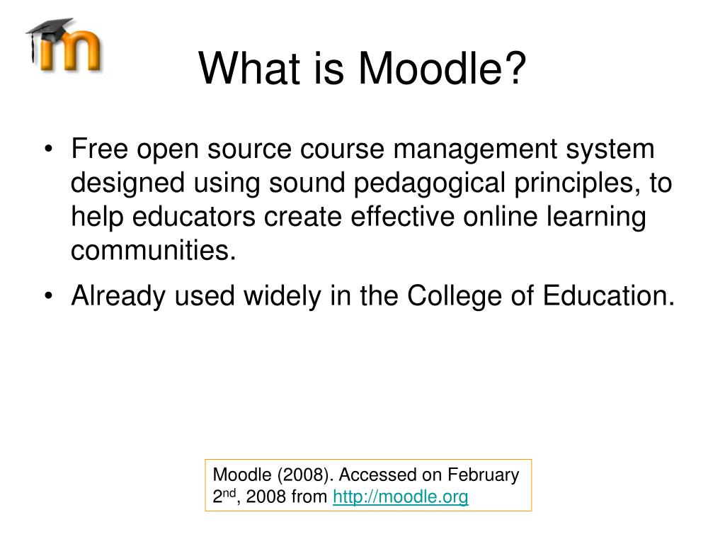 PPT - Effective Teaching Strategies with Moodle Crystal Feil & Doe Kim ...