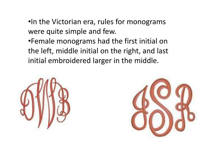 PPT - Monogram History PowerPoint Presentation - ID:1720444