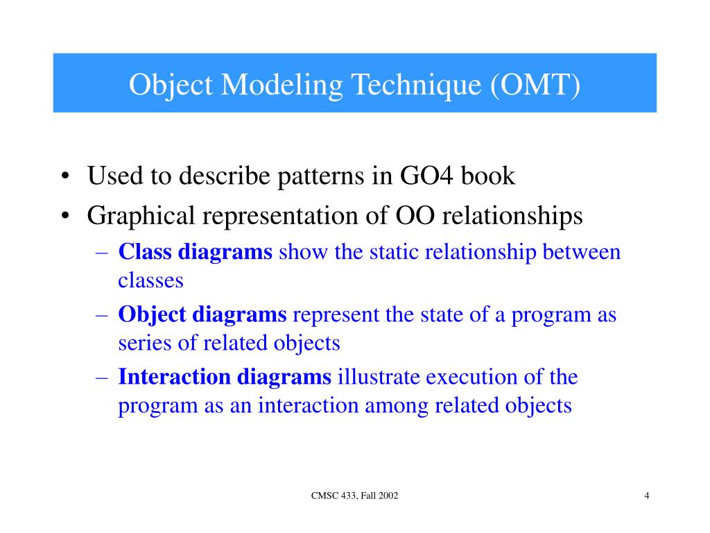 Object Modeling Technique Diagrams Object Modeling Object Modeling Technique Diagrams Object Modeling