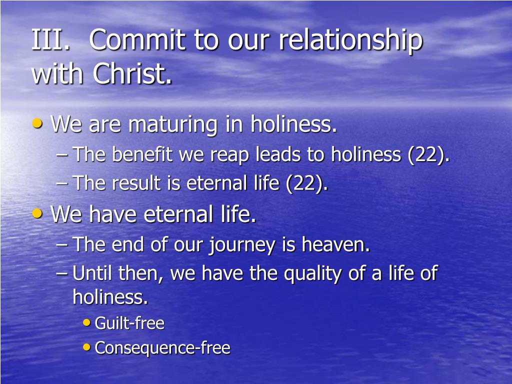 PPT - “The Free Gift of God is Eternal Life” PowerPoint Presentation ...