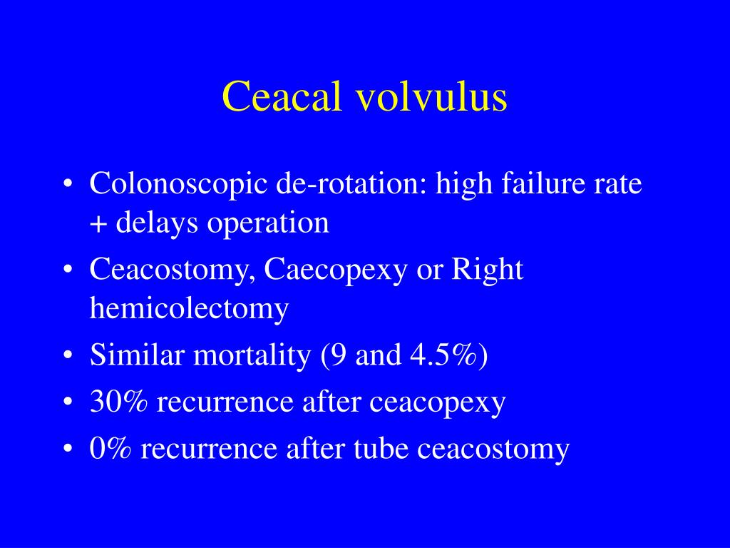 PPT - Volvulus Lesley Hunt Northern General Hospital Sheffield ...