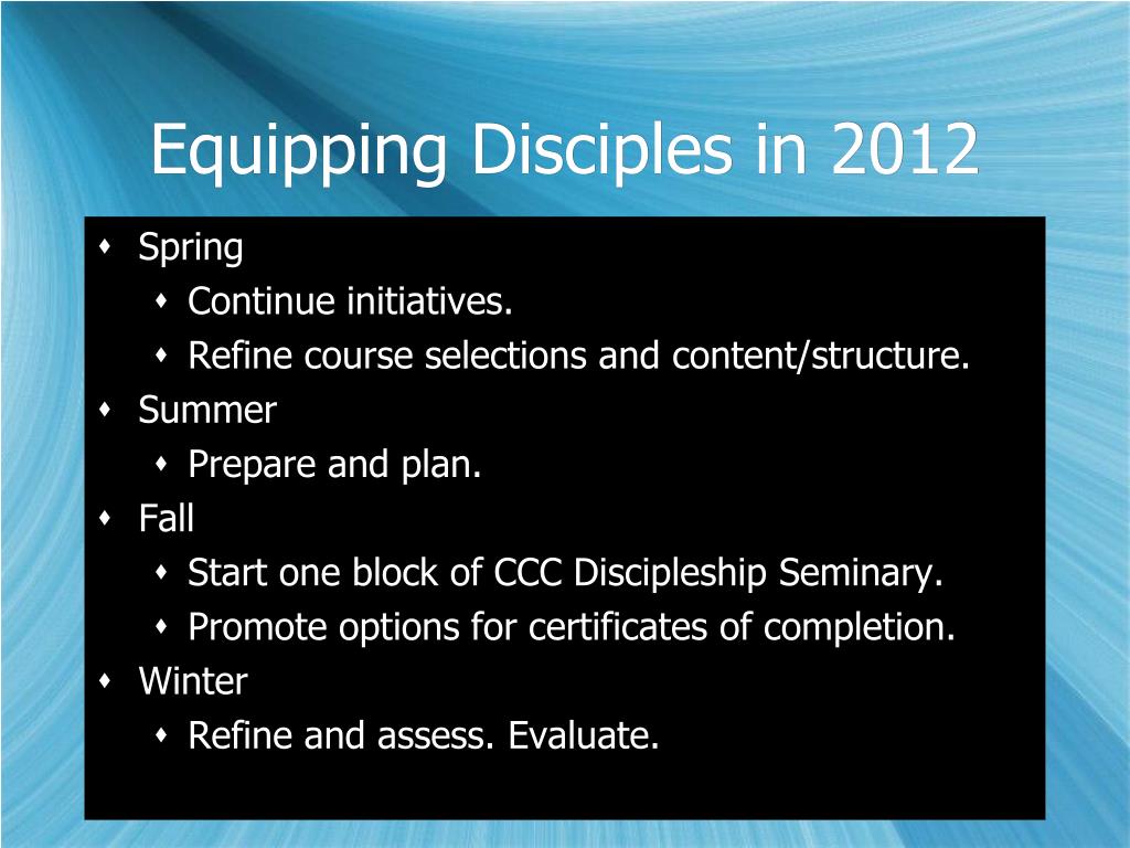 PPT - Camarillo Community Church Retool Discipleship Team PowerPoint ...