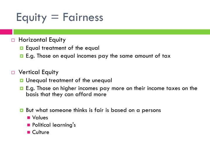 PPT - EQUITY and EFFICIENCY PowerPoint Presentation - ID:1721238
