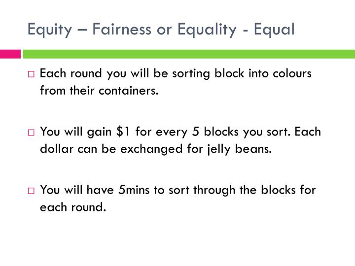 PPT - EQUITY and EFFICIENCY PowerPoint Presentation - ID:1721238