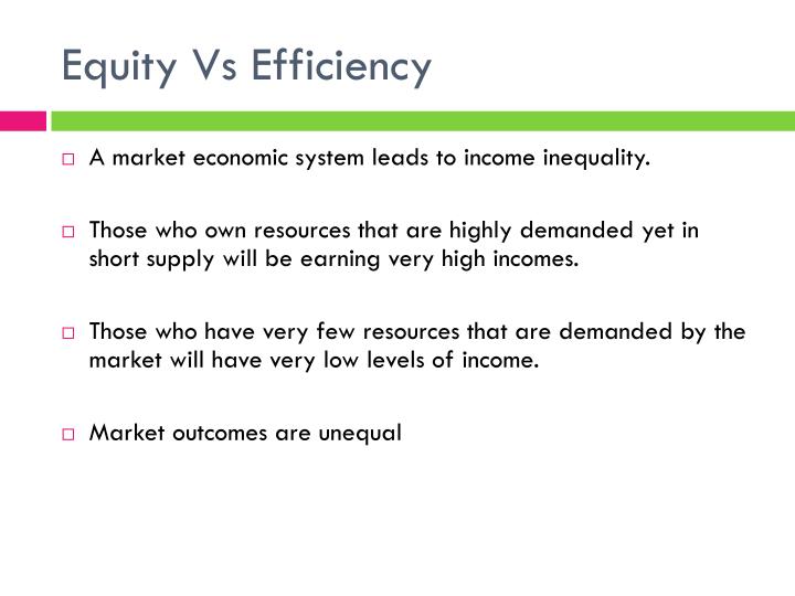 PPT - EQUITY and EFFICIENCY PowerPoint Presentation - ID:1721238