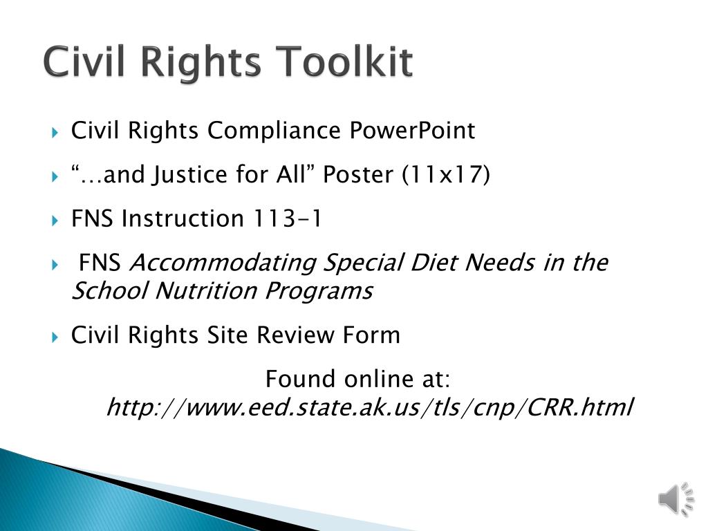 PPT - Civil Rights in Alaska Child Nutrition Programs PowerPoint ...