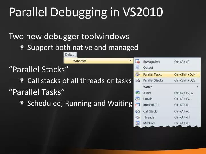PPT - Parallel Debugging in VS2010 PowerPoint Presentation, free download - ID:1721799