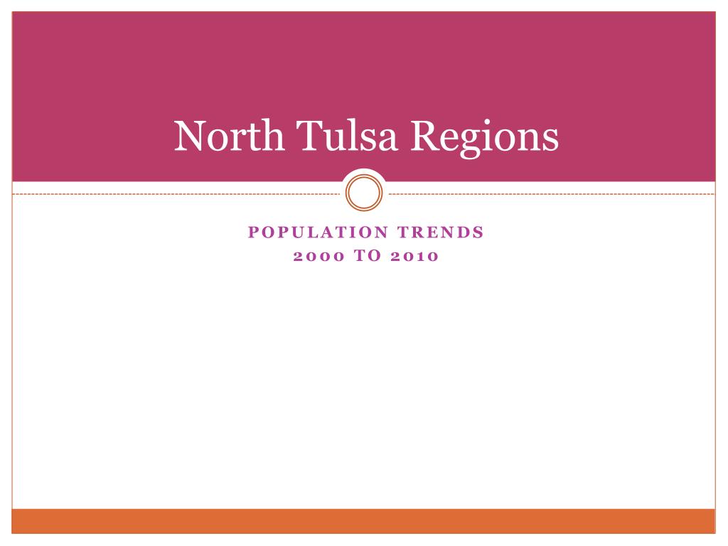 PPT - Population Trends: Tulsa County, Tulsa and North Tulsa 2000 to ...