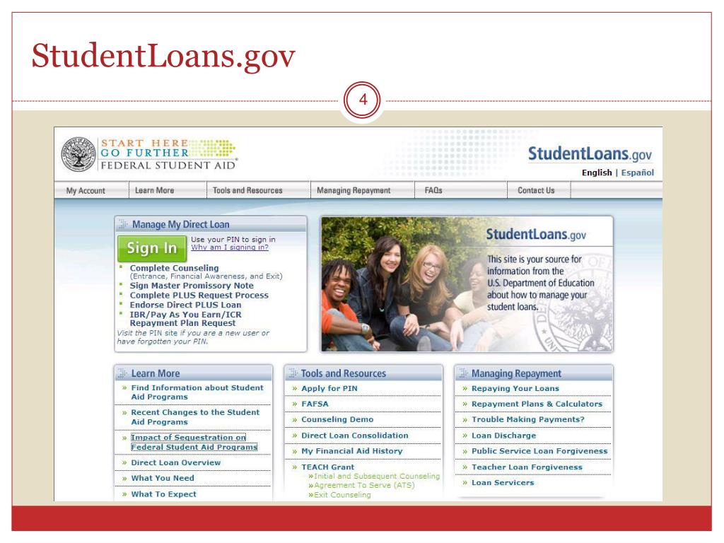 PPT - HSPH Student Financial Services Domestic Student Exit Loan ...