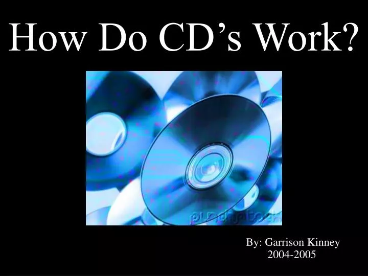 PPT - How Do CD’s Work? PowerPoint Presentation, free download - ID:1722052