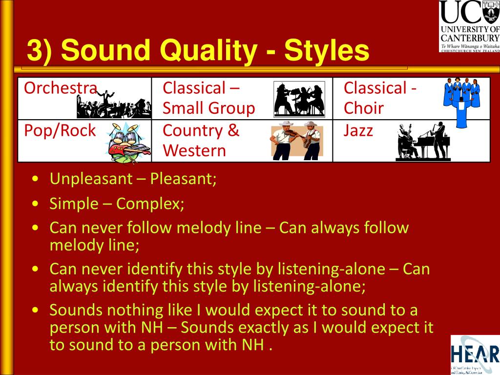 PPT - The Sound of Music, As Reported By Adult Cochlear Implant Users ...