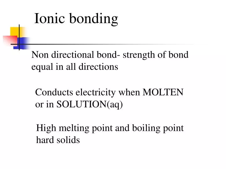 PPT - Ionic bonding PowerPoint Presentation, free download - ID:1723536