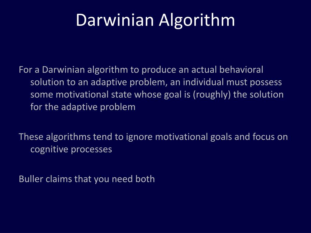 PPT - Unconscious Motivation (The Disease of Evolutionary Psychology ...