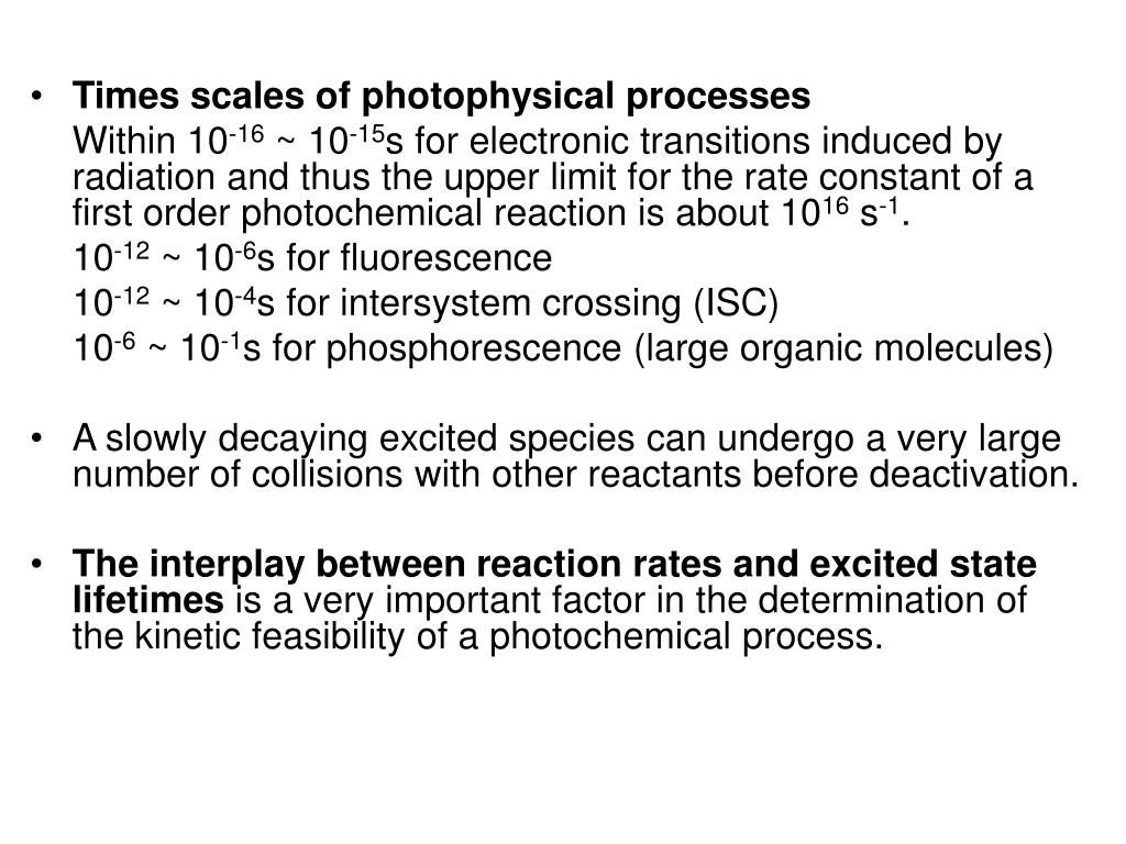 PPT - 23.7 Kinetics of photochemical reactions PowerPoint Presentation ...
