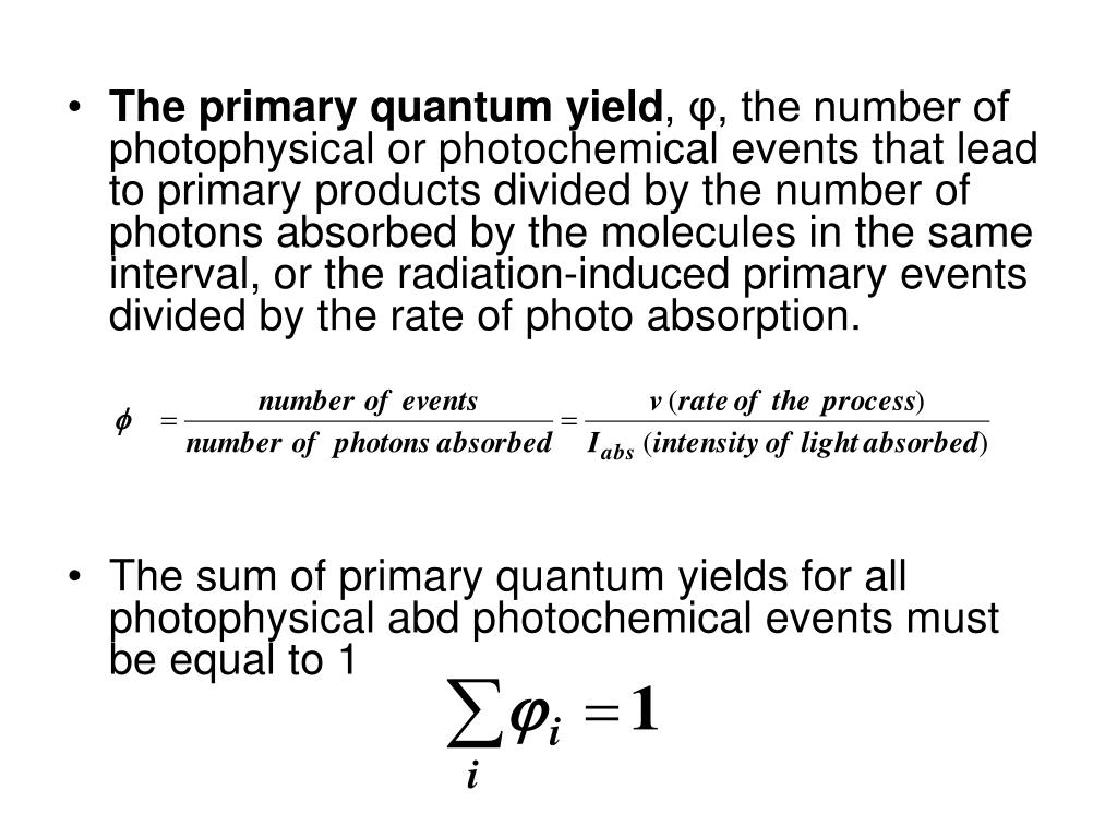 PPT - 23.7 Kinetics of photochemical reactions PowerPoint Presentation ...