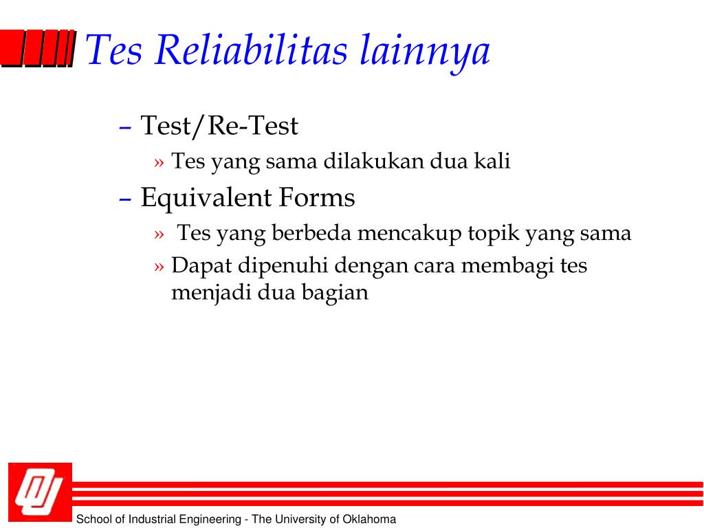 PPT - Memahami Tes Reliabilitas Alfa Cronbach PowerPoint Presentation ...