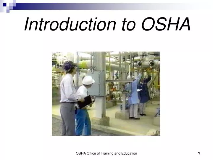 PPT - Introduction to OSHA PowerPoint Presentation, free download - ID ...