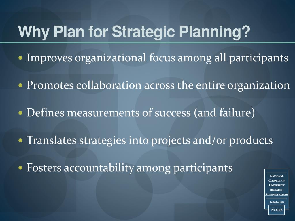 PPT - Strategic Planning for Research Administrators: Effective 10-Step ...