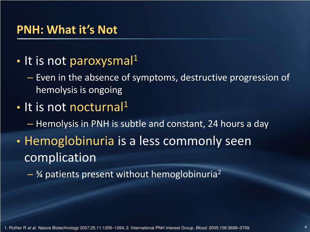 PPT - Advances in Paroxysmal Nocturnal Hemoglobinuria (PNH) PowerPoint ...