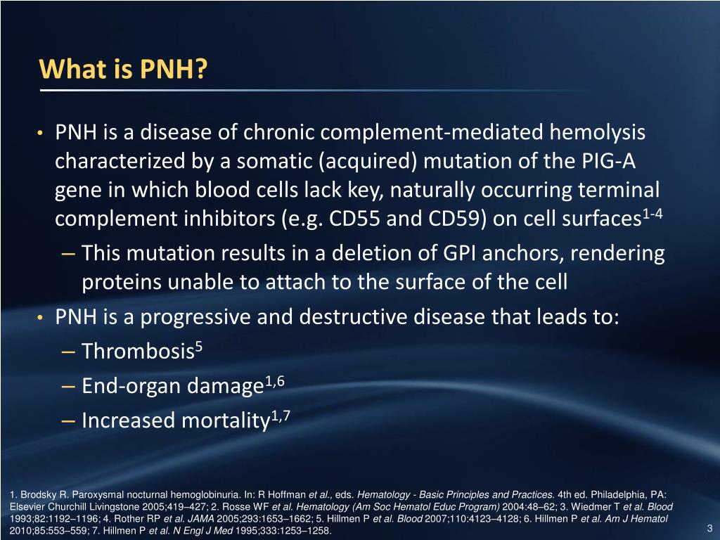 PPT - Advances in Paroxysmal Nocturnal Hemoglobinuria (PNH) PowerPoint ...