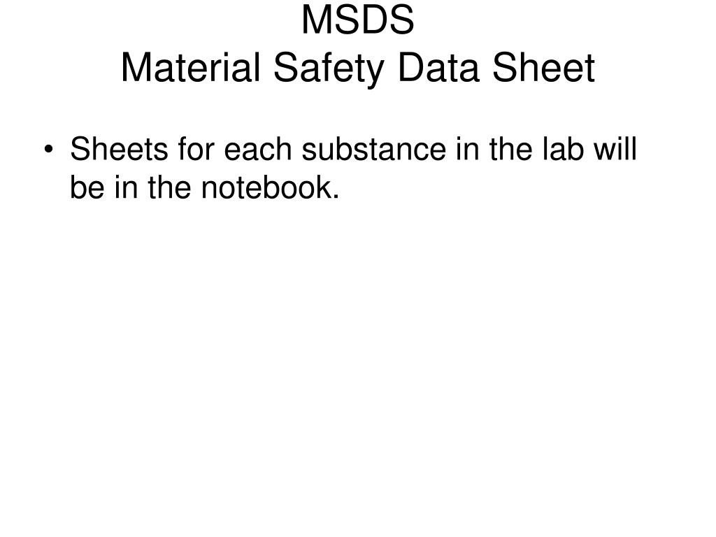PPT - Lab Safety - Chemical Safety Hygiene Plan PowerPoint Presentation ...