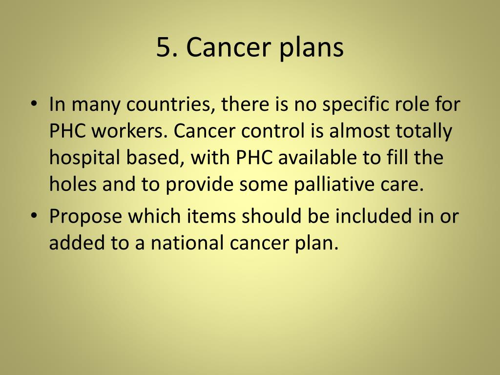 PPT - Primary care and care for chronic cancer patients in Europe ...