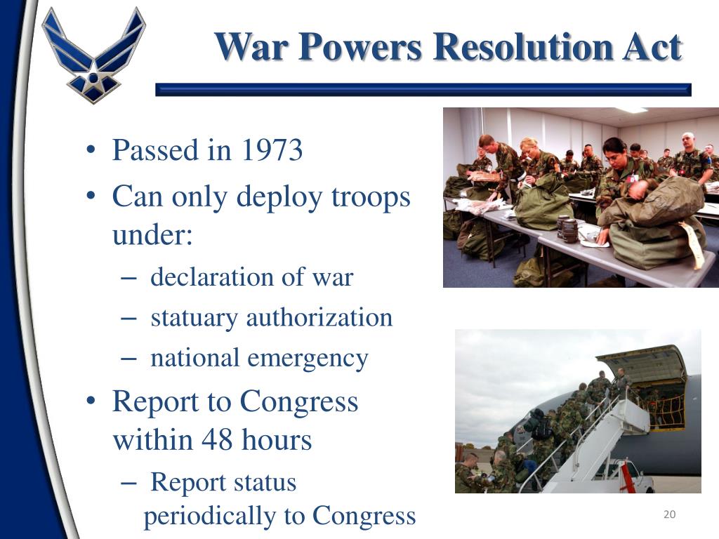 PPT - Role of the President, the Executive Branch, Congress, and ...