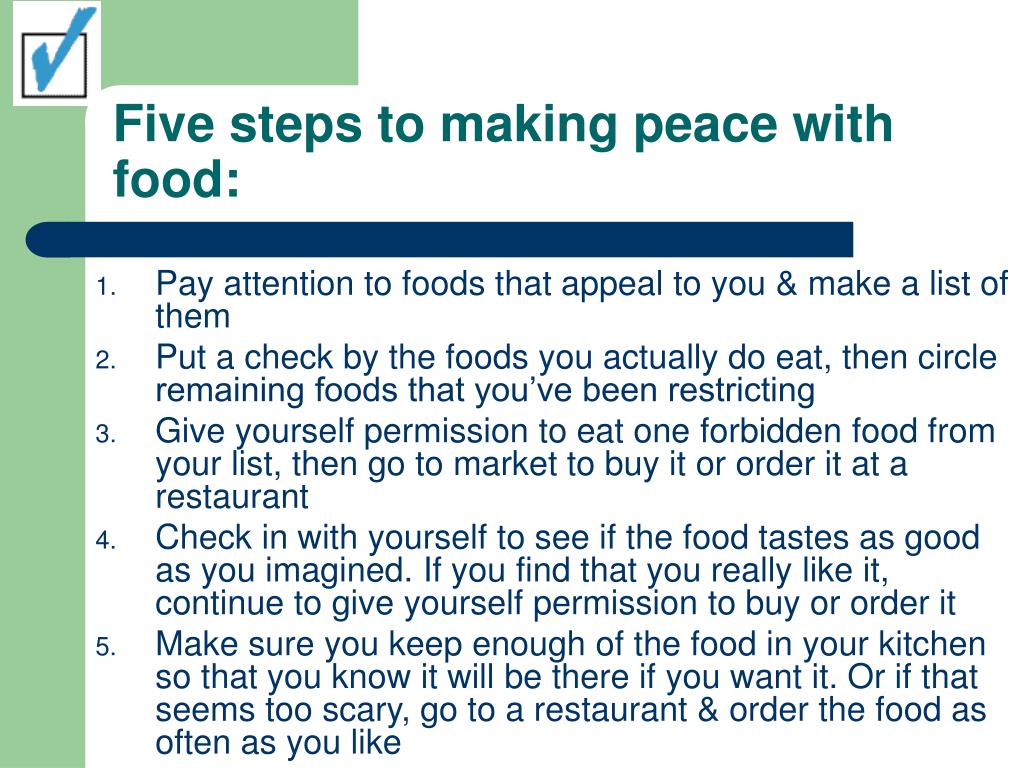 PPT - MAKING PEACE WITH FOOD Going for the 3 Increases: Increase in ...