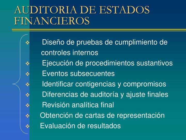 PPT - PROCESO DE AUDITORIA PowerPoint Presentation - ID:1726087