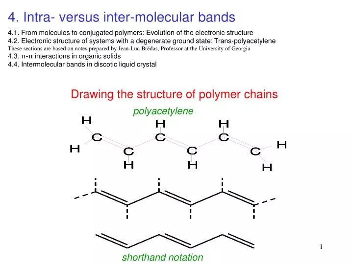 PPT - Drawing the structure of polymer chains PowerPoint Presentation ...