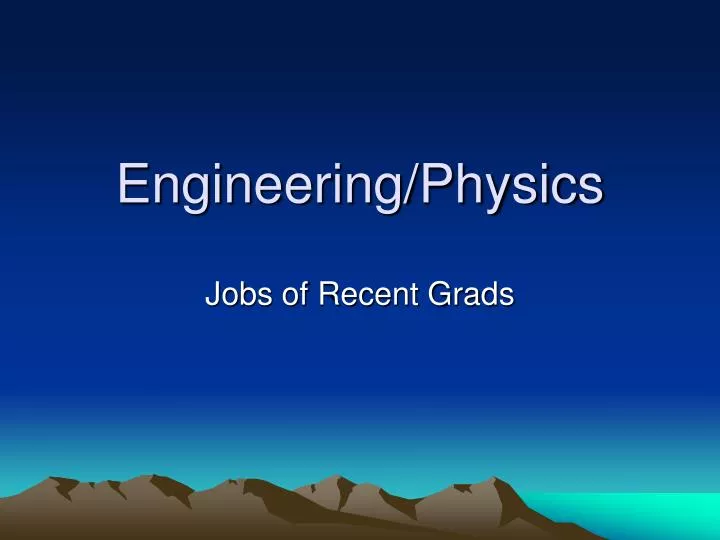 PPT - Engineering/Physics PowerPoint Presentation, free download - ID ...