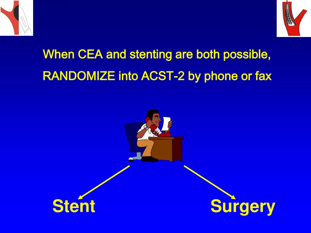 PPT - Treatment for asymptomatic carotid artery stenosis: surgery or ...