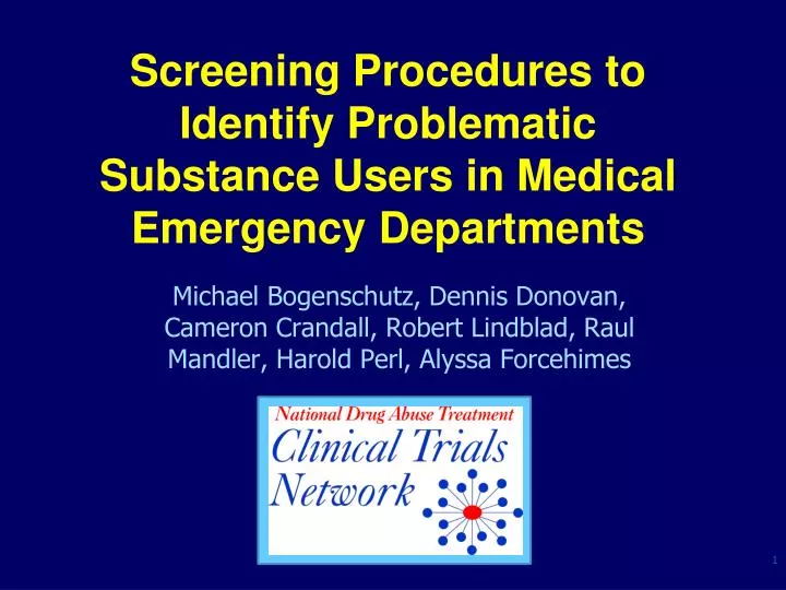 PPT - Michael Bogenschutz, Dennis Donovan, Cameron Crandall, Robert ...