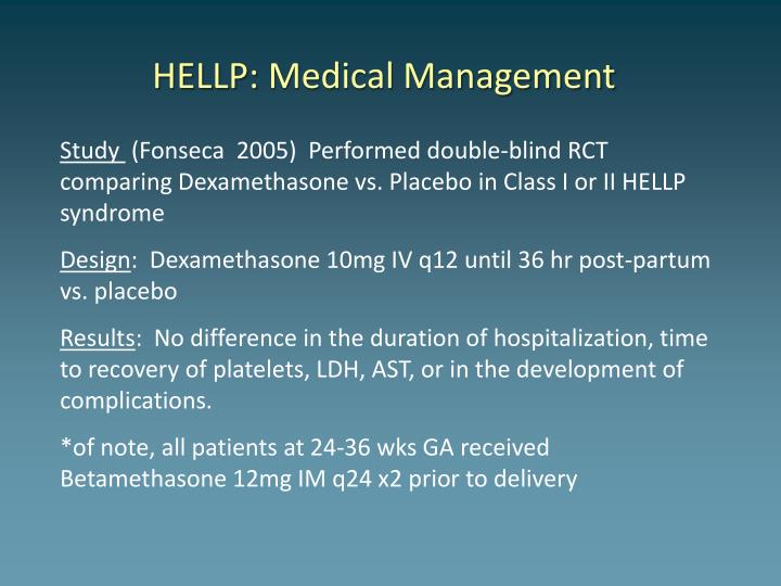 PPT - Obstetrical Management of Women with HELLP PowerPoint ...