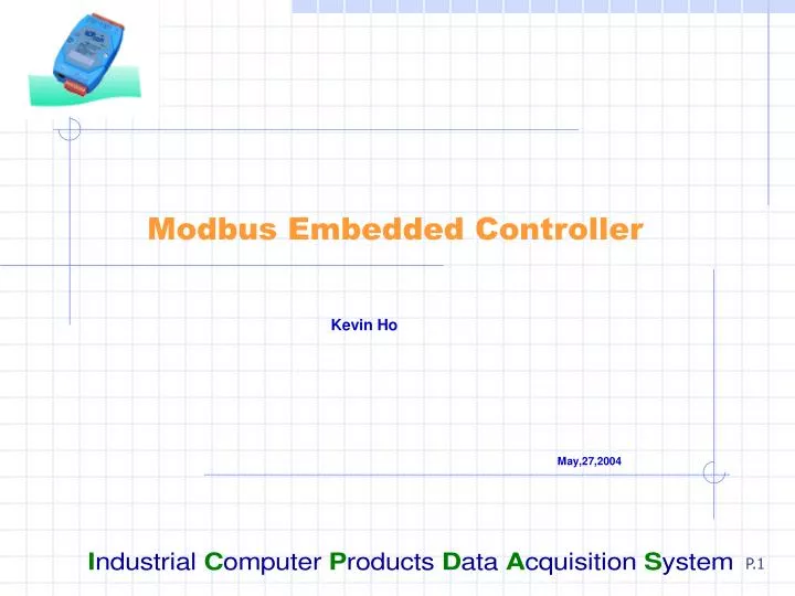 PPT - Modbus Embedded Controller PowerPoint Presentation, free download ...