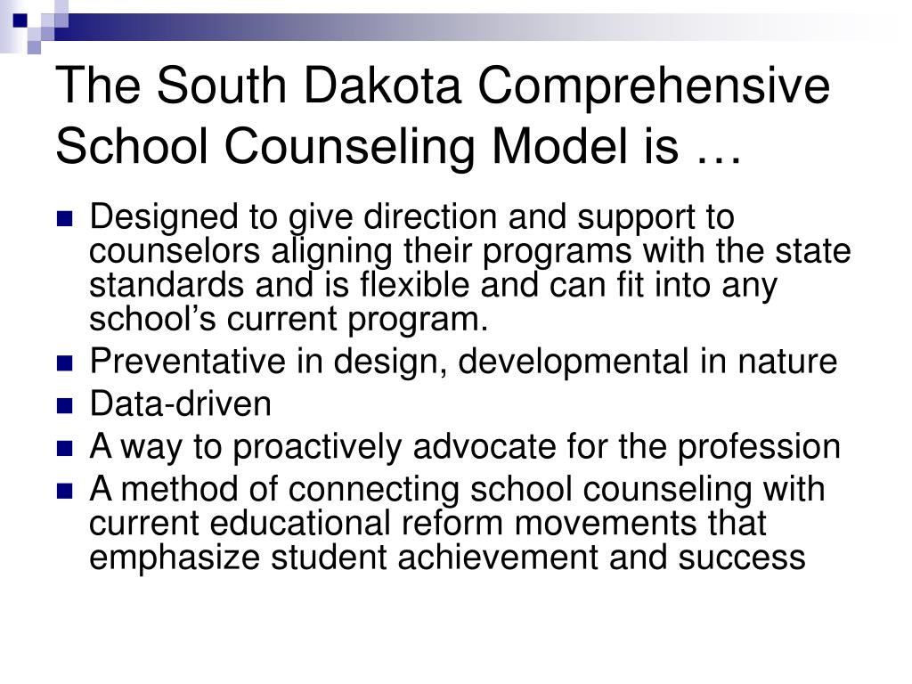 PPT - The SD Comprehensive School Counseling Program Model PowerPoint ... PPT - The SD Comprehensive School Counseling Program Model PowerPoint ...