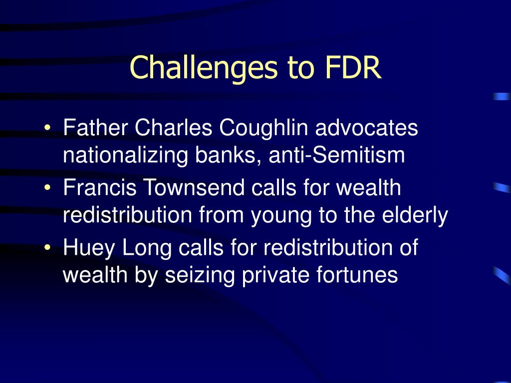 PPT - Franklin D. Roosevelt and the New Deal: America in the Great ...