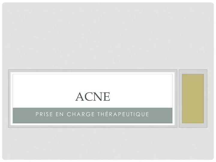 PPT - ACNE PowerPoint Presentation, free download - ID:1728260