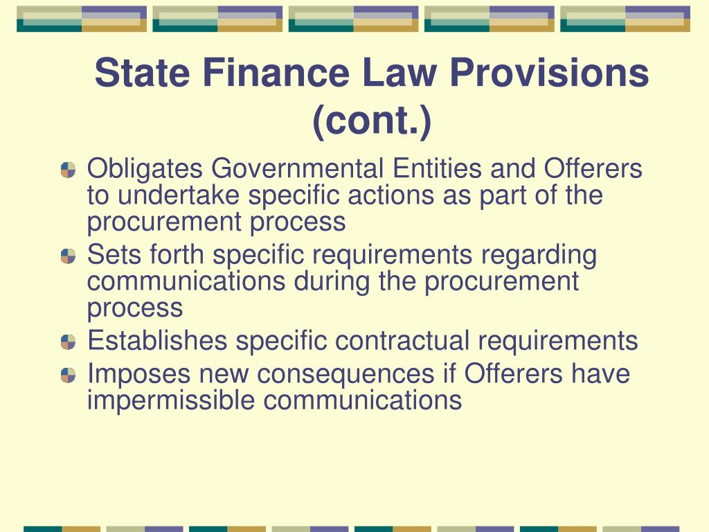 PPT - State Finance Law Provisions of the Procurement Lobbying Law ... PPT - State Finance Law Provisions of the Procurement Lobbying Law ...
