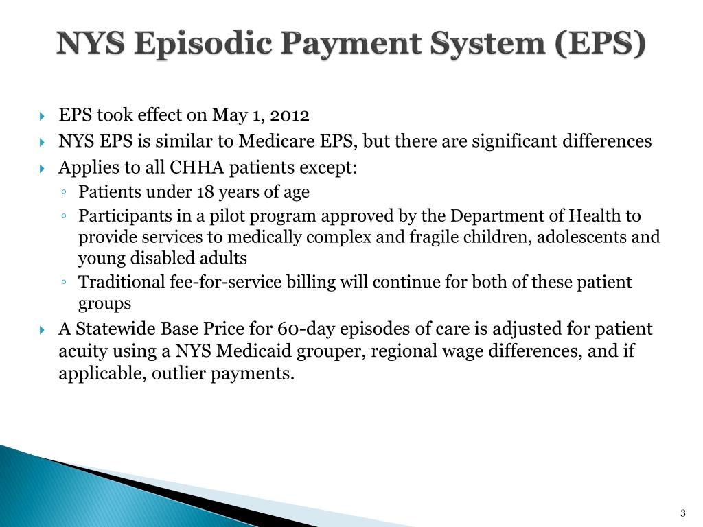 PPT - Overview of Episodic Payment System (EPS) for Certified Home ...
