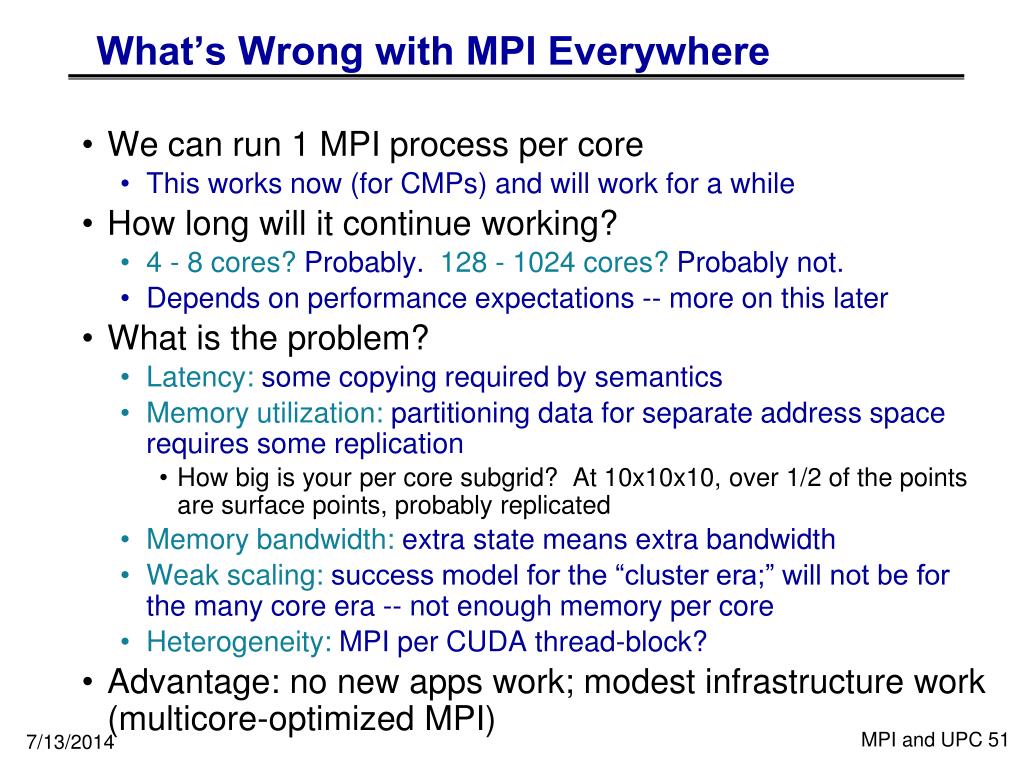 Ppt Distributed Memory Programming In Mpi And Upc Powerpoint Presentation Id1728698